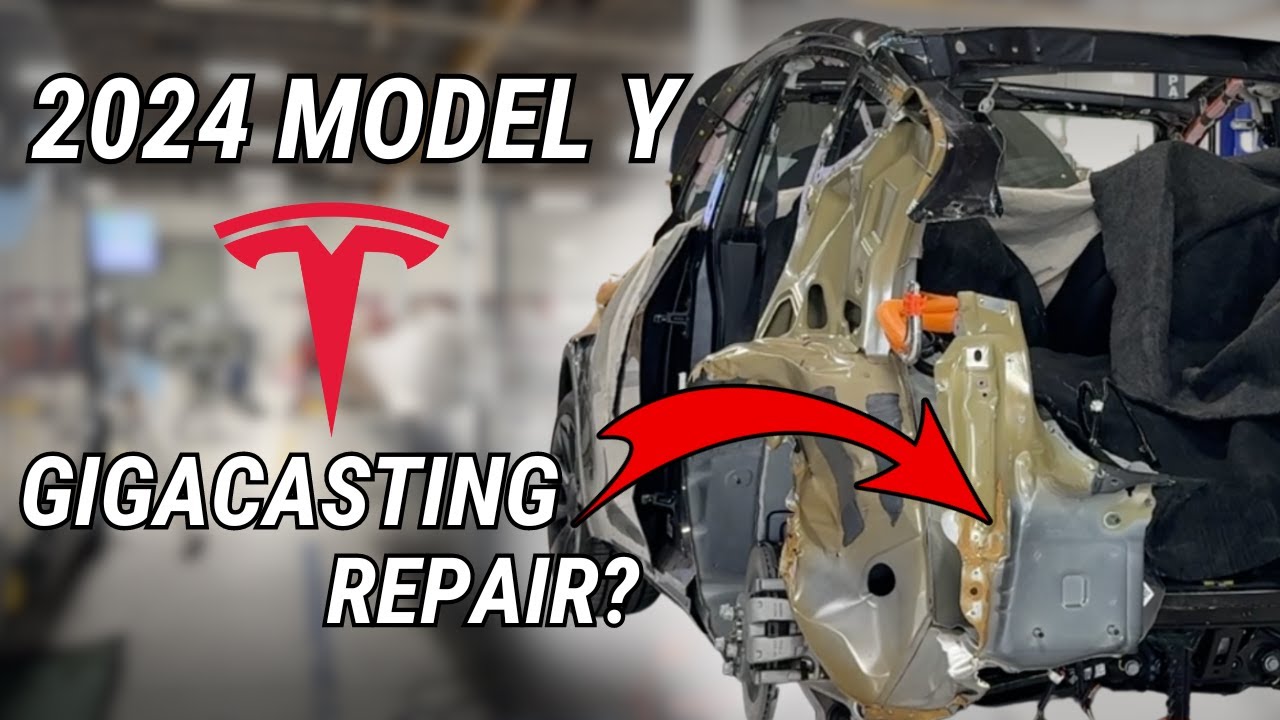Can You Repair Tesla Model Y Giga Castings? | A Closer Look - YouTube