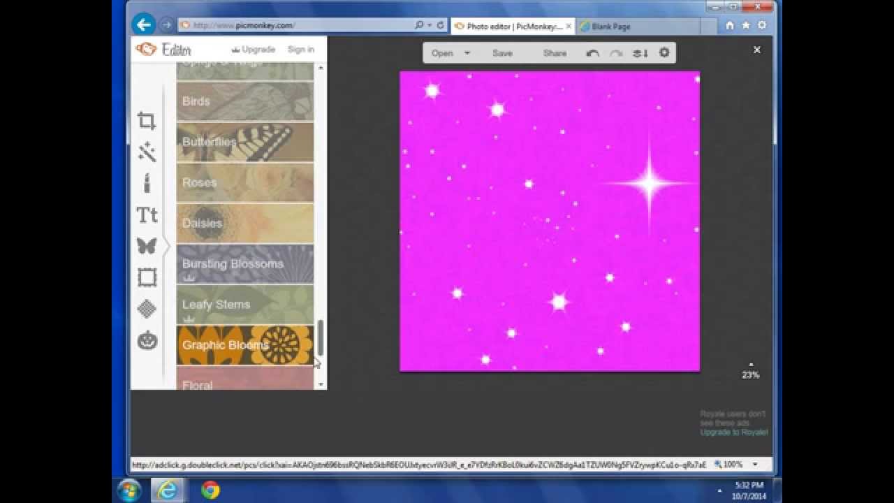 How to make digital scrapbook paper using picmonkey/ Digital ...