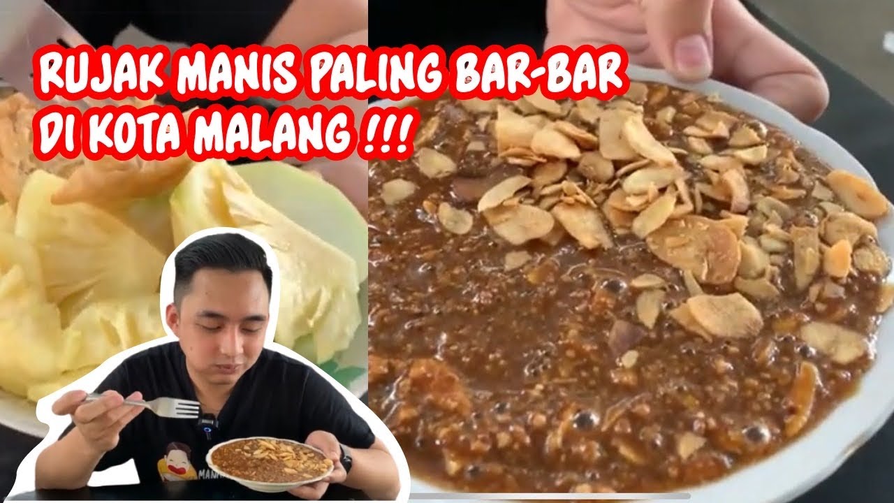 SAMBEL RUJAKNYA FULL BAWANG PUTIH GORENG BIKIN NAGIH 🔥, RUJAK MANIS PAK ...