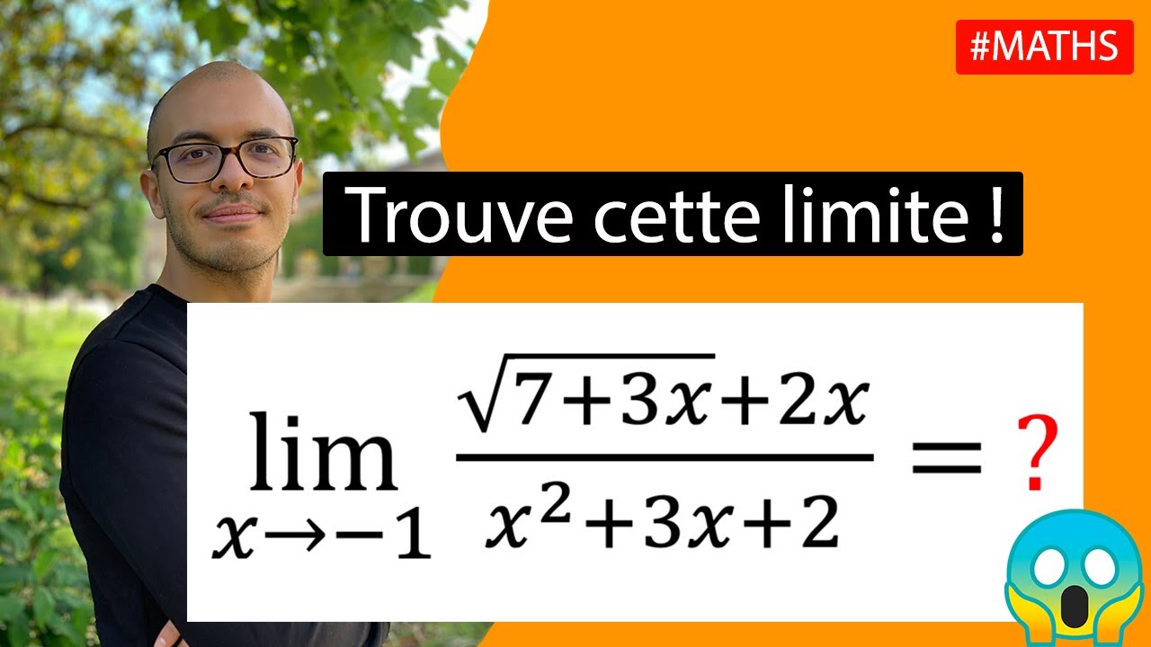 Calcul d'une limite difficile - Fraction et racine - Exercice - YouTube