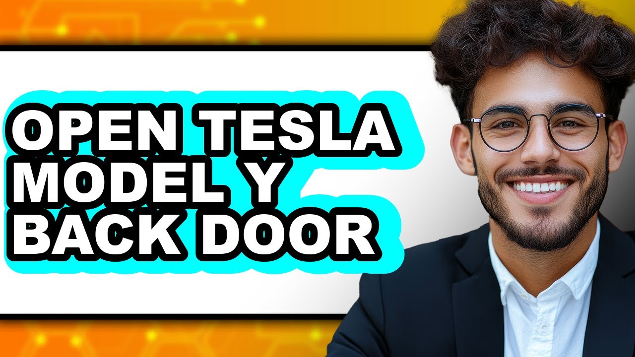 How to Open Tesla Model Y Back Door - Full Guide - YouTube