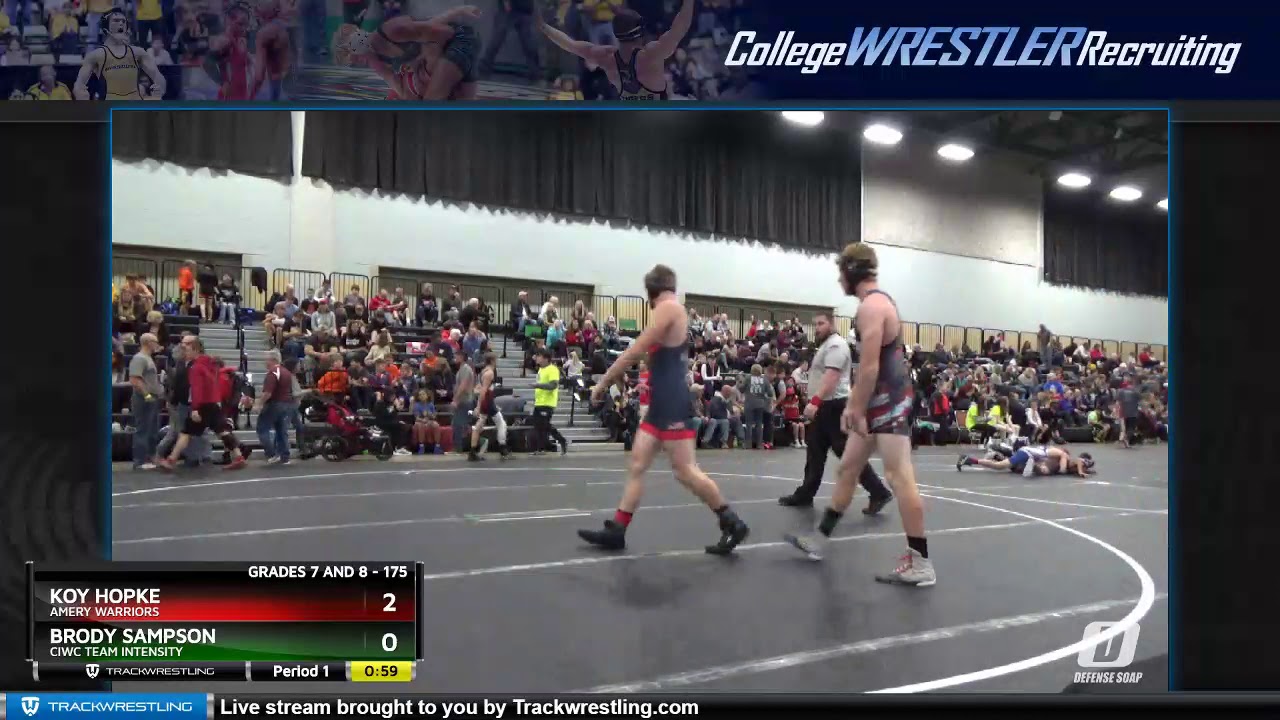 G 7-8 175 Koy Hopke Amery Warriors Vs Brody Sampson CIWC Team Intensity ...