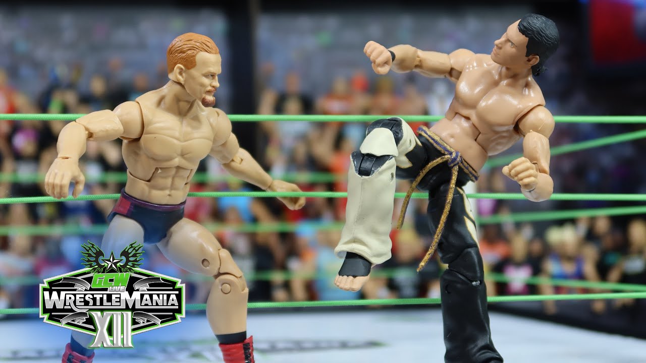 "Speedball" Mike Bailey vs Ilja Dragunov WWE Action Figure Match - YouTube
