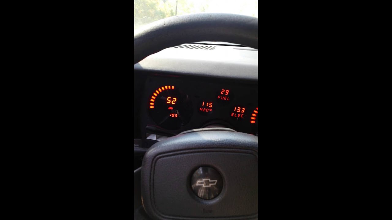 Intelltronix 82-90 Camaro digital gauge cluster. - YouTube