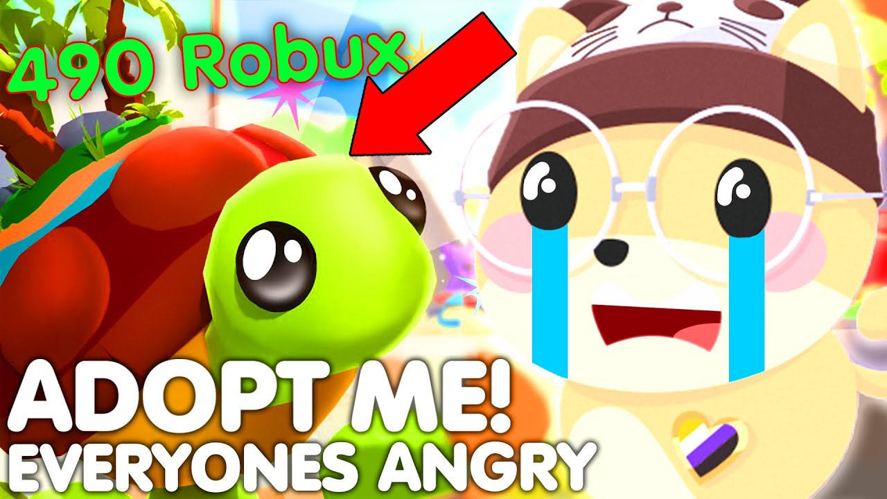 😡EVERYONES ANGRY BECAUSE OF THIS NEW TURTLE PET!👀 ADOPT ME NEW SUMMER ...