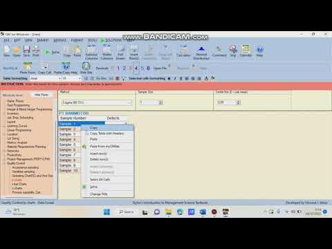 Pembahasan Soal 1 Modul Quality Control Menggunakan POM QM - YouTube