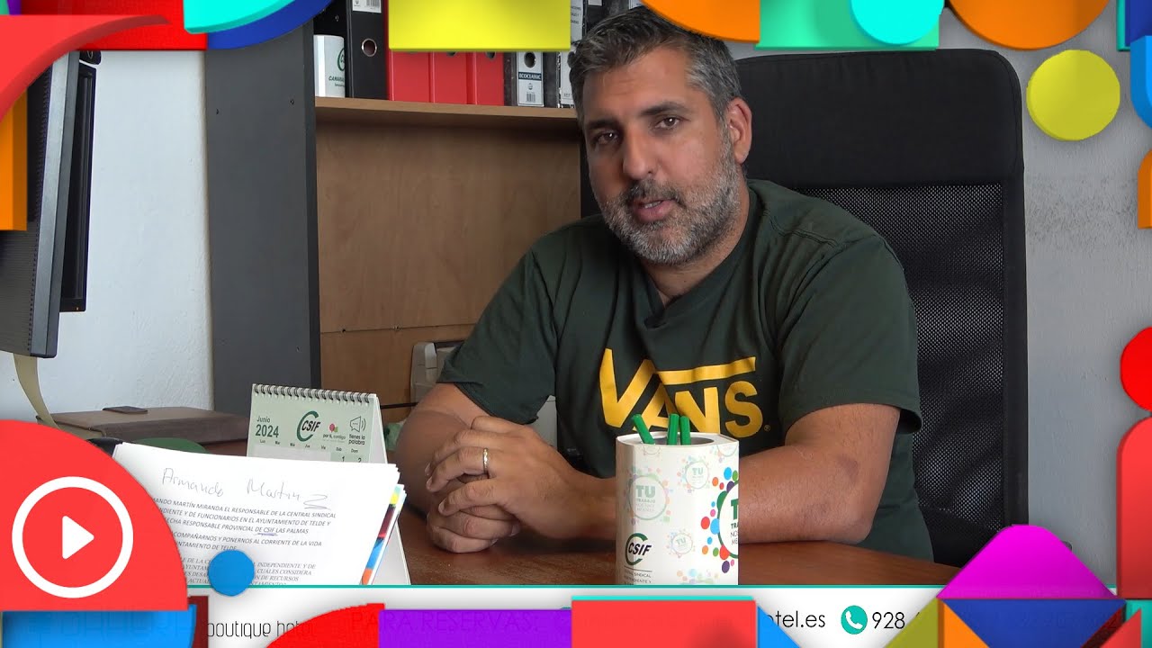 Armando Martín Miranda, responsable provincial de CSIF en Las Palmas - YouTube