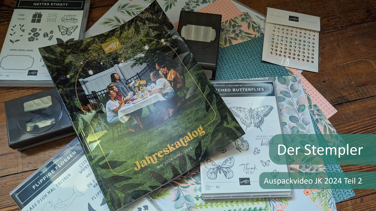 Auspackvideo Jahreskatalog 2024 Teil 2 | Der Stempler ~ Stampin Up ...