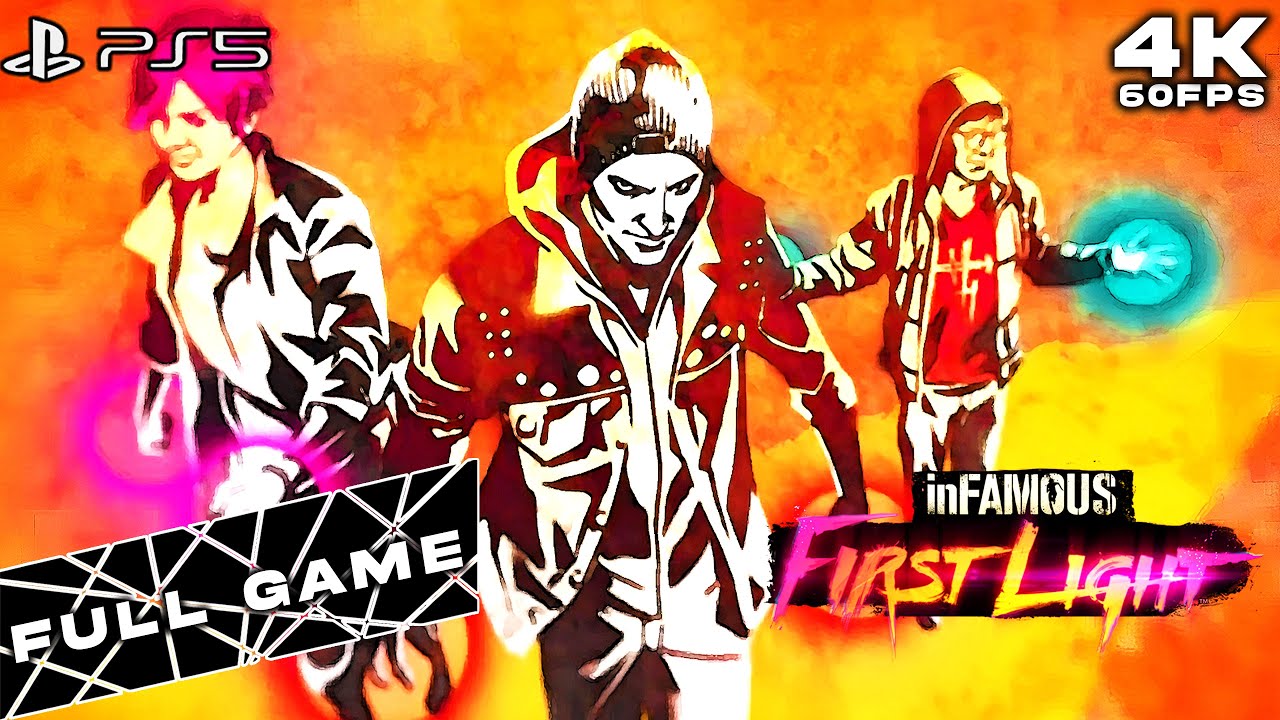 INFAMOUS SECOND SON First Light PS5 FULL GAME (4K60FPS) - YouTube
