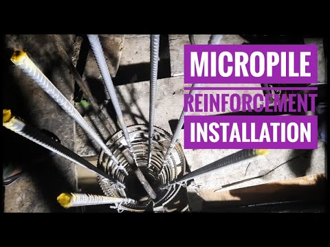 MICROPILE REINFORCEMENT INSTALLATION | CIVIL ENGINEERING CONSTRUCTION ...