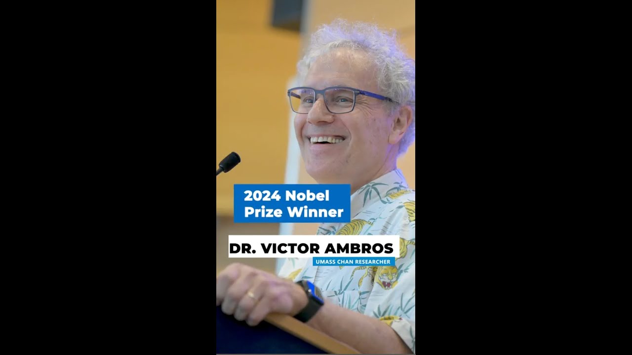 UMass Chan scientist Victor Ambros wins Nobel Prize - YouTube