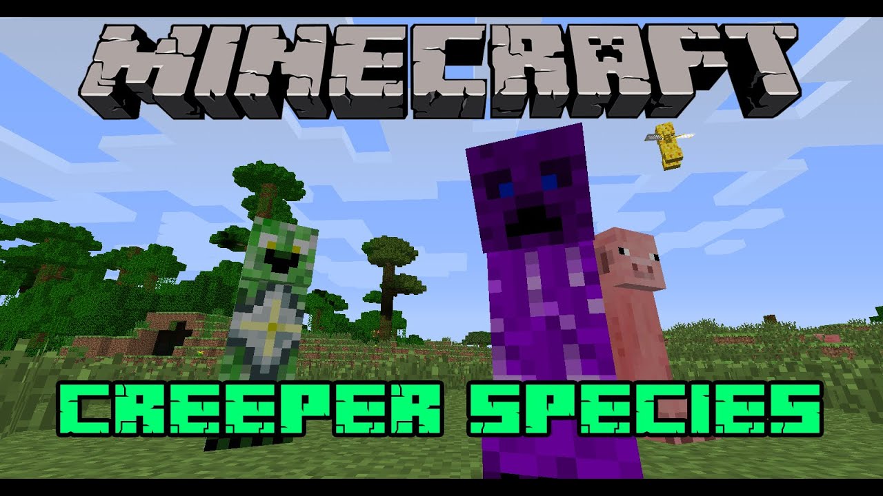 CREEPER SPECIES - Angel creeper, nether star creeper y mas! Minecraft 1 ...