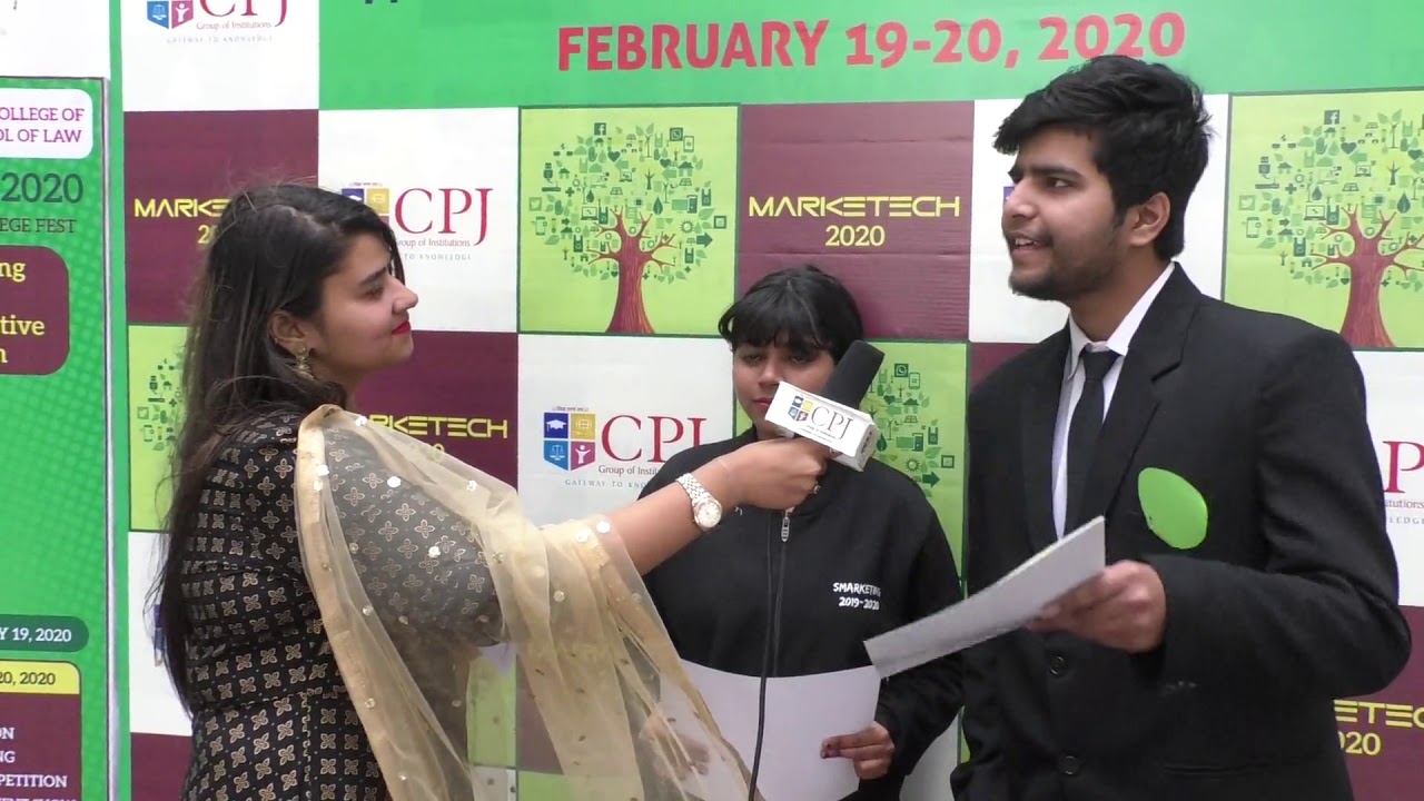 Runner-up of LOGO MY WAY || Marketech 2020 || CPJ College || GGSIPU ...