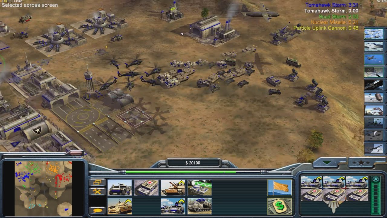 USA Assault ( Reborn Mod ) Command & Conquer Generals Zero Hour - 4 vs ...