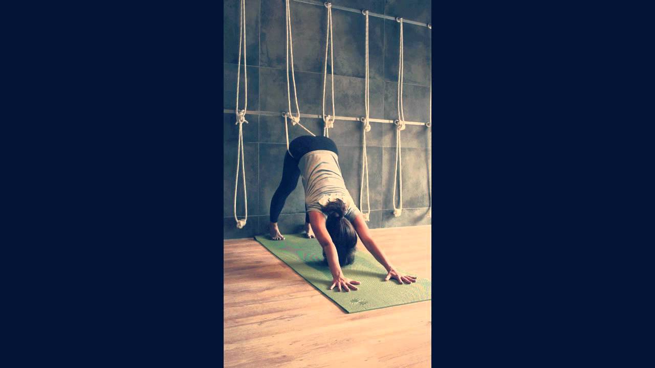 Wall Rope Yoga (Part 2) - YouTube