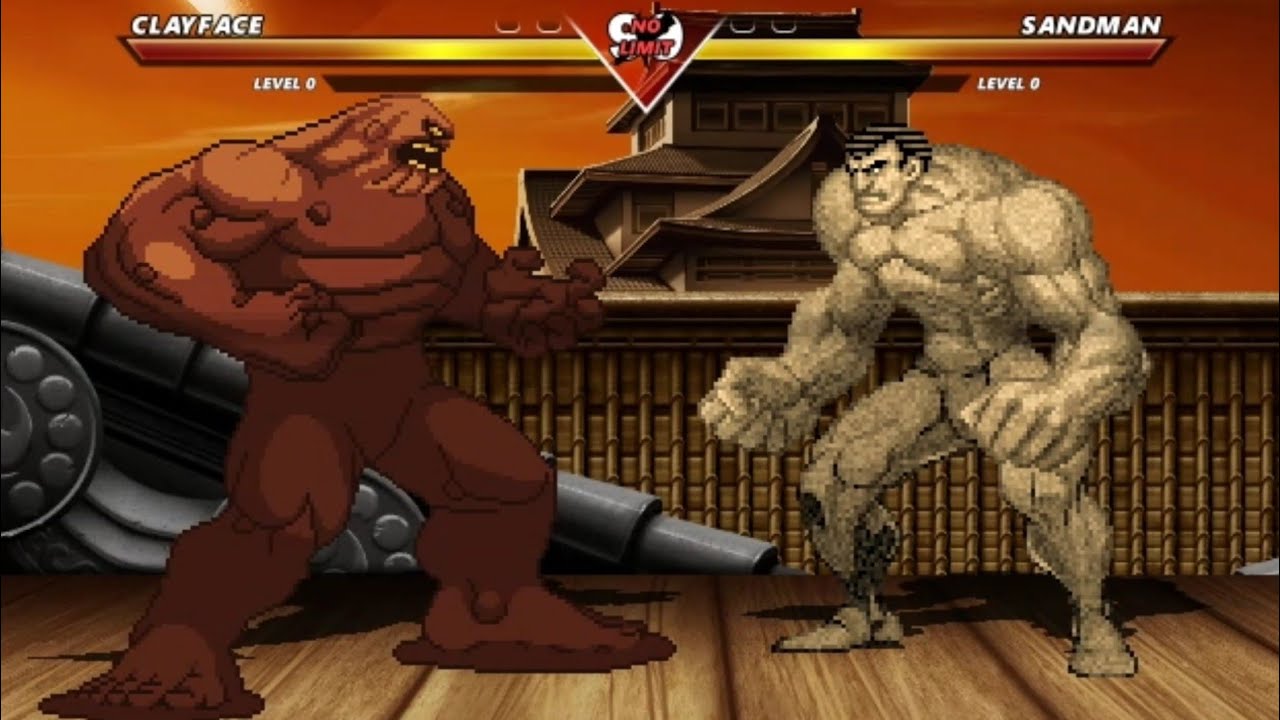 CLAYFACE vs SANDMAN - VERY INCREDIBLY EXCITING FIGHT ! - YouTube