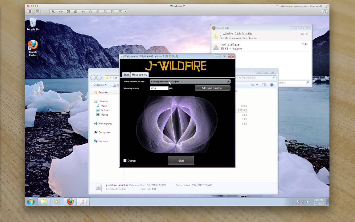 Install Java and run Jwildfire Windows 7 - YouTube