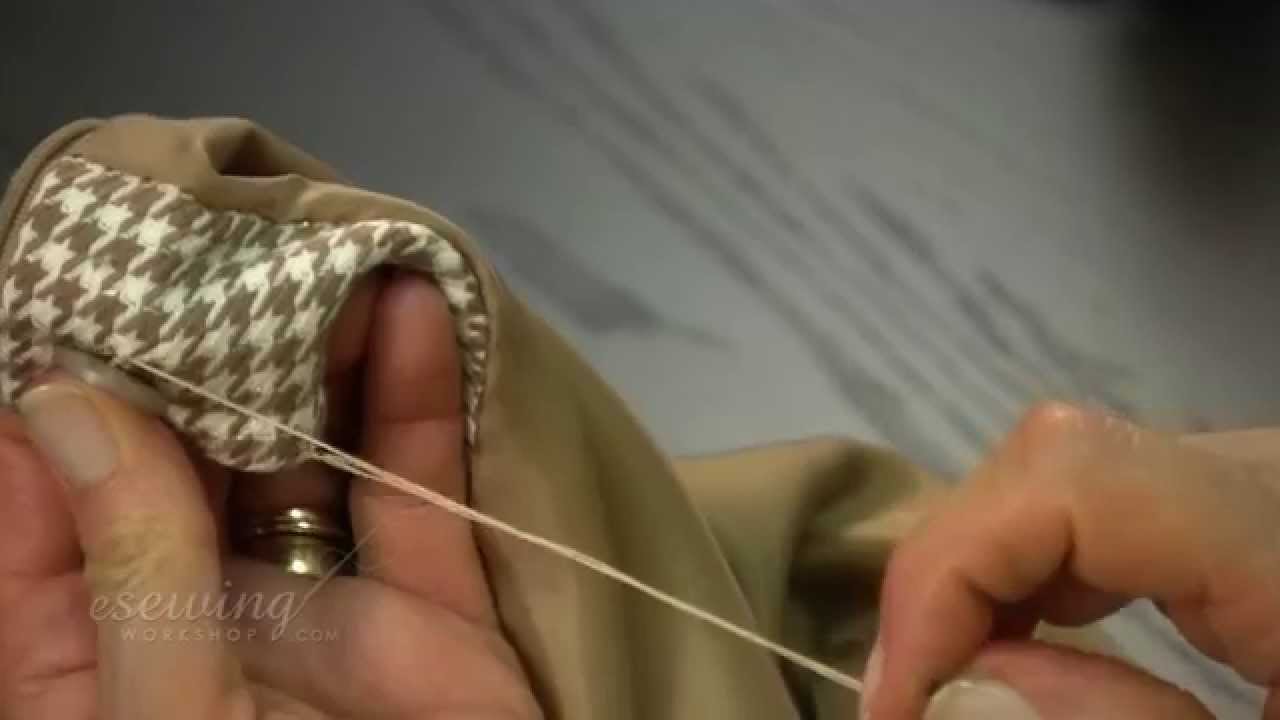 Sewing the Button for the Waistline Button Flap (FREE SAMPLE) - YouTube