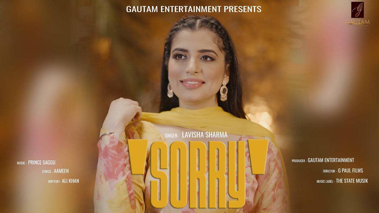 Sorry | 2025 New Love Song | Lavisha Sharma| G Paul Films | Prince ...