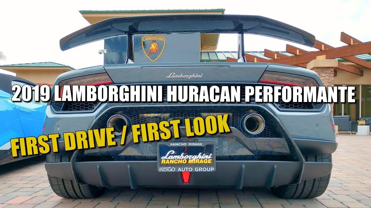 ANGRY SUPERCAR DRIVE - 2019 Lamborghini Huracan Performante - YouTube