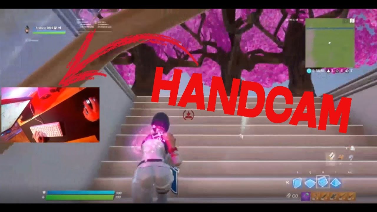 GAME FORTNITE + HANDCAM - YouTube