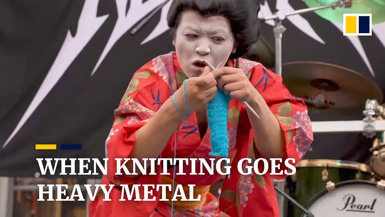 Japanese motley crew wins world’s first-ever Heavy Metal Knitting ...