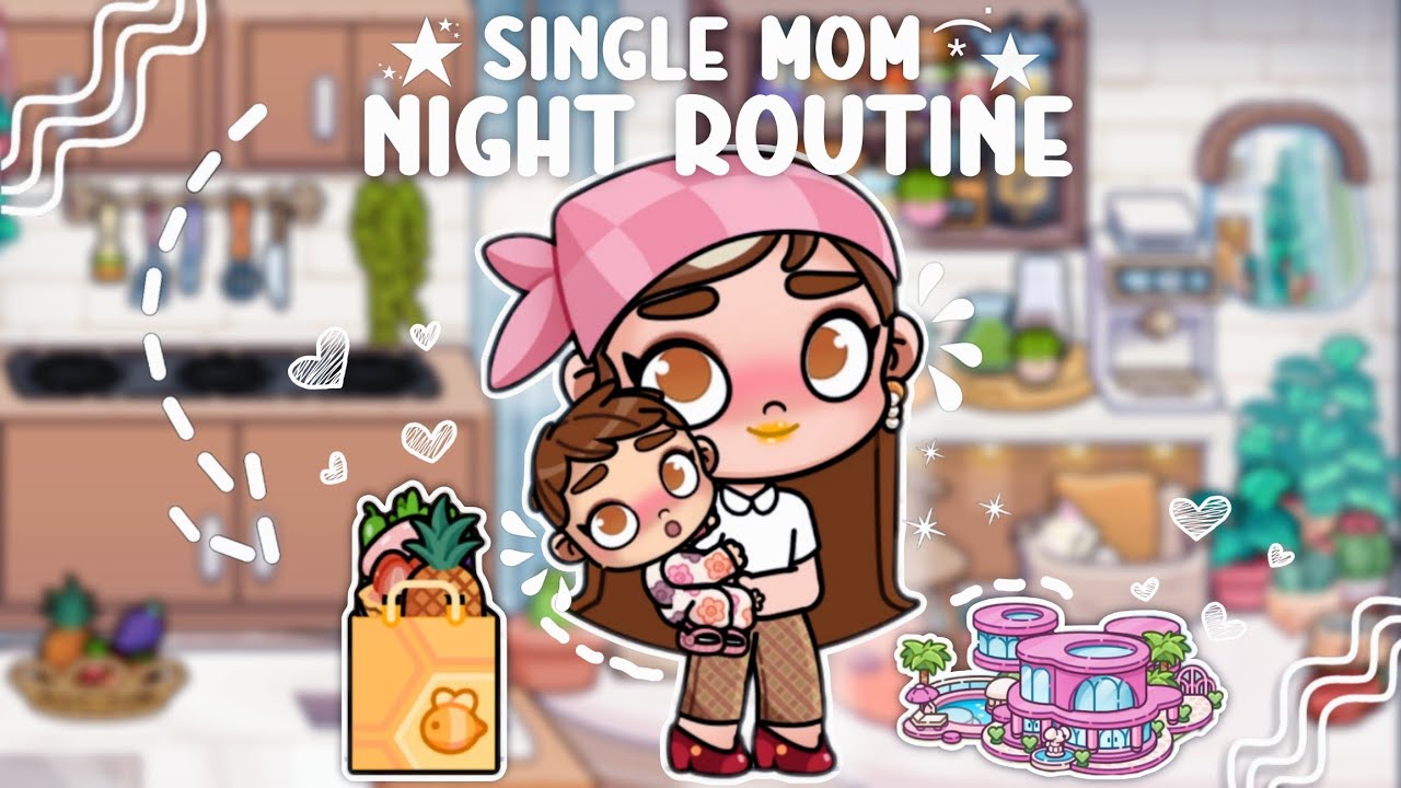 AVATAR WORLD SINGLE MOM NIGHT ROUTINE * AVATAR WORLD ROLEPLAY ...