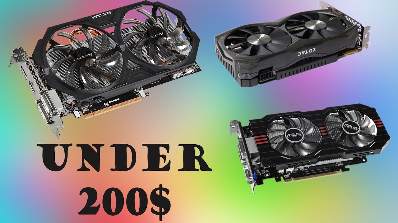 Best Graphics Cards For Money GPU Under 200$ December 2015 - YouTube