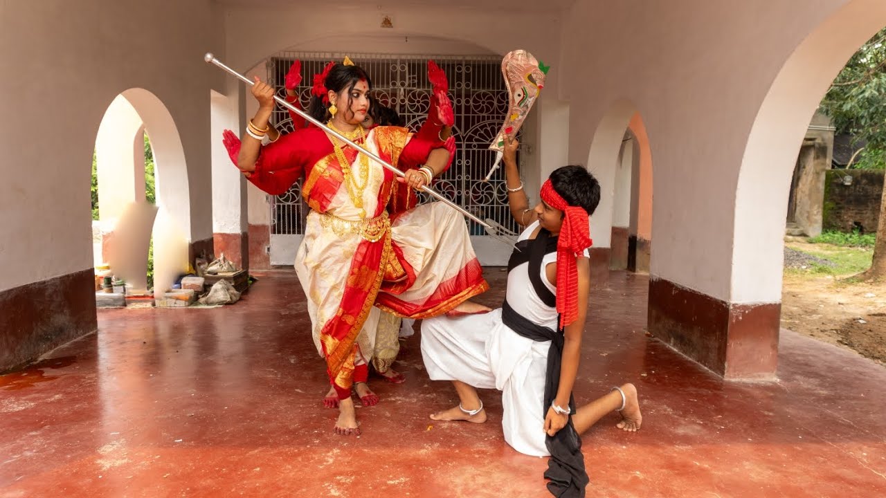 Durga tumi jago// Nari sokti // sokti rupini durga //Mohalaya 2024 ...