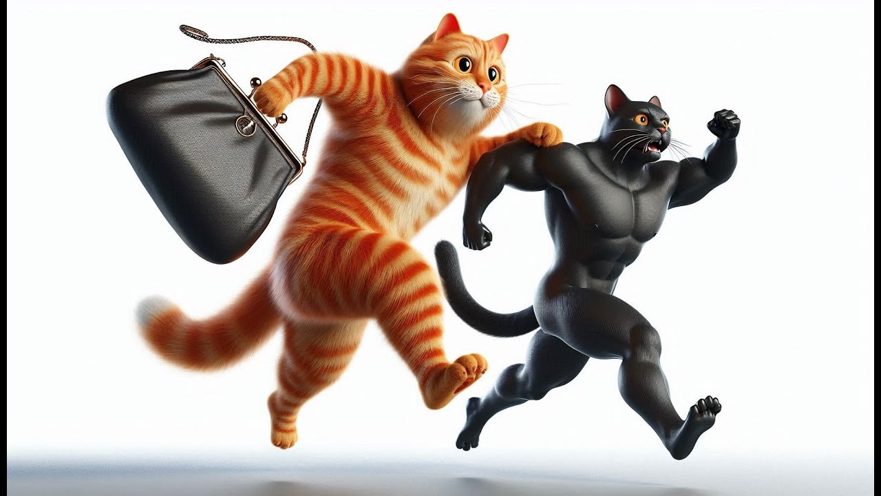 Heroic Cat Saves Damsel in Distress :Cattastic Save! #catvideos # ...