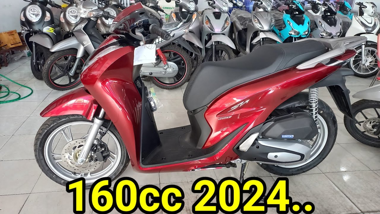 Sh 160 Màu Đỏ Bóng, Phiên Bản 2024,Giá Bán || Vo Thanh Hien Tv - YouTube
