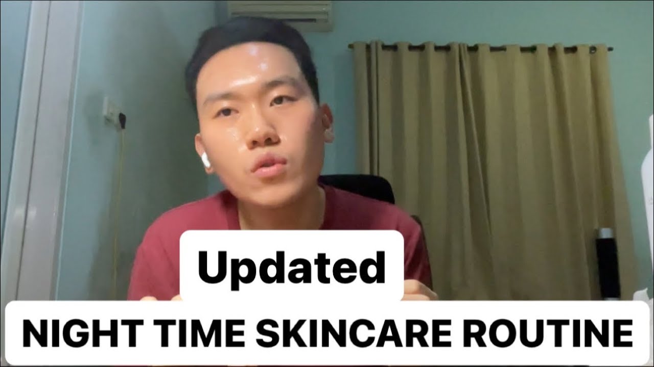 NIGHT TIME SKINCARE ROUTINE [COMBO- OILY SENSITIVE SKIN] - YouTube