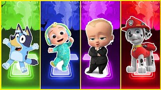 Bluey 🆚 Cocomelon 🆚 The Baby Boss 🆚 Paw Patrol Who ... | Doovi