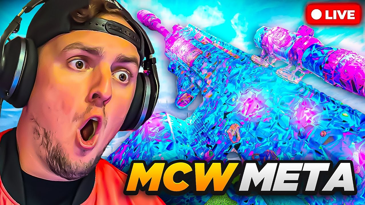 🔴 LIVE - Using the META MCW in Warzone Customs with CPRED | !loadout ...