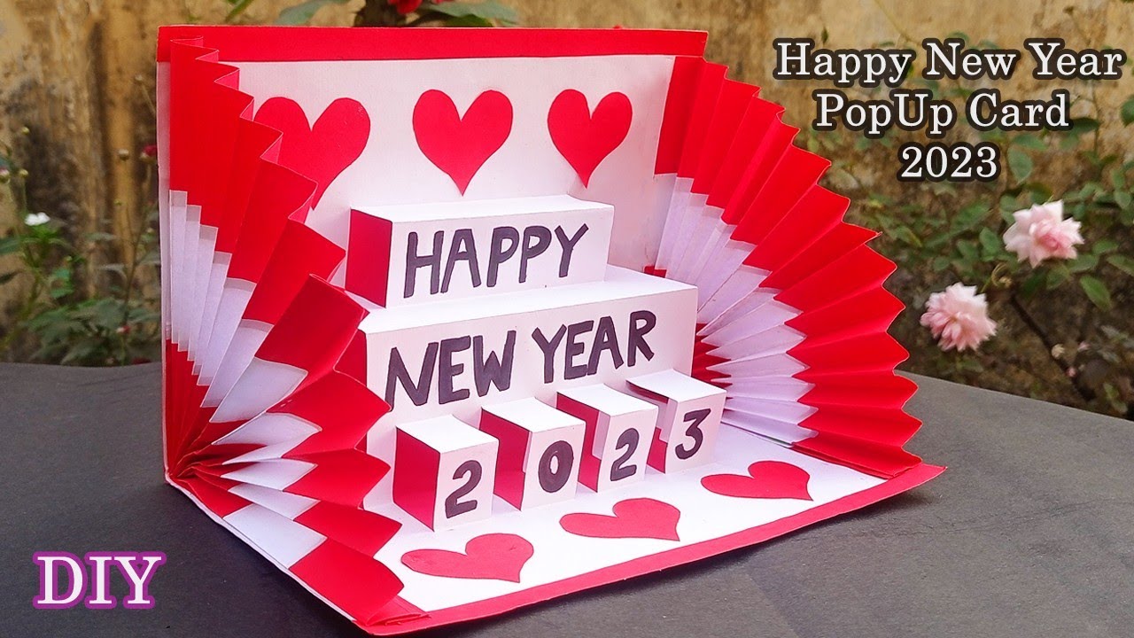 Happy New year popup card 2023 🥰🔥 / new year greeting card/ Happy New ...