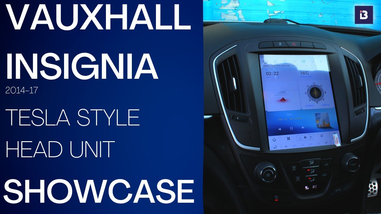 Vauxhall Insignia | 2014-17 | Tesla Style Head-Unit w/ Apple CarPlay ...