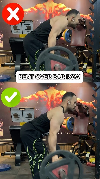 Master the Bent-Over Barbell Row: Avoid These CommonMistakes🔥 #gym #motivation #gymmotivation # ...