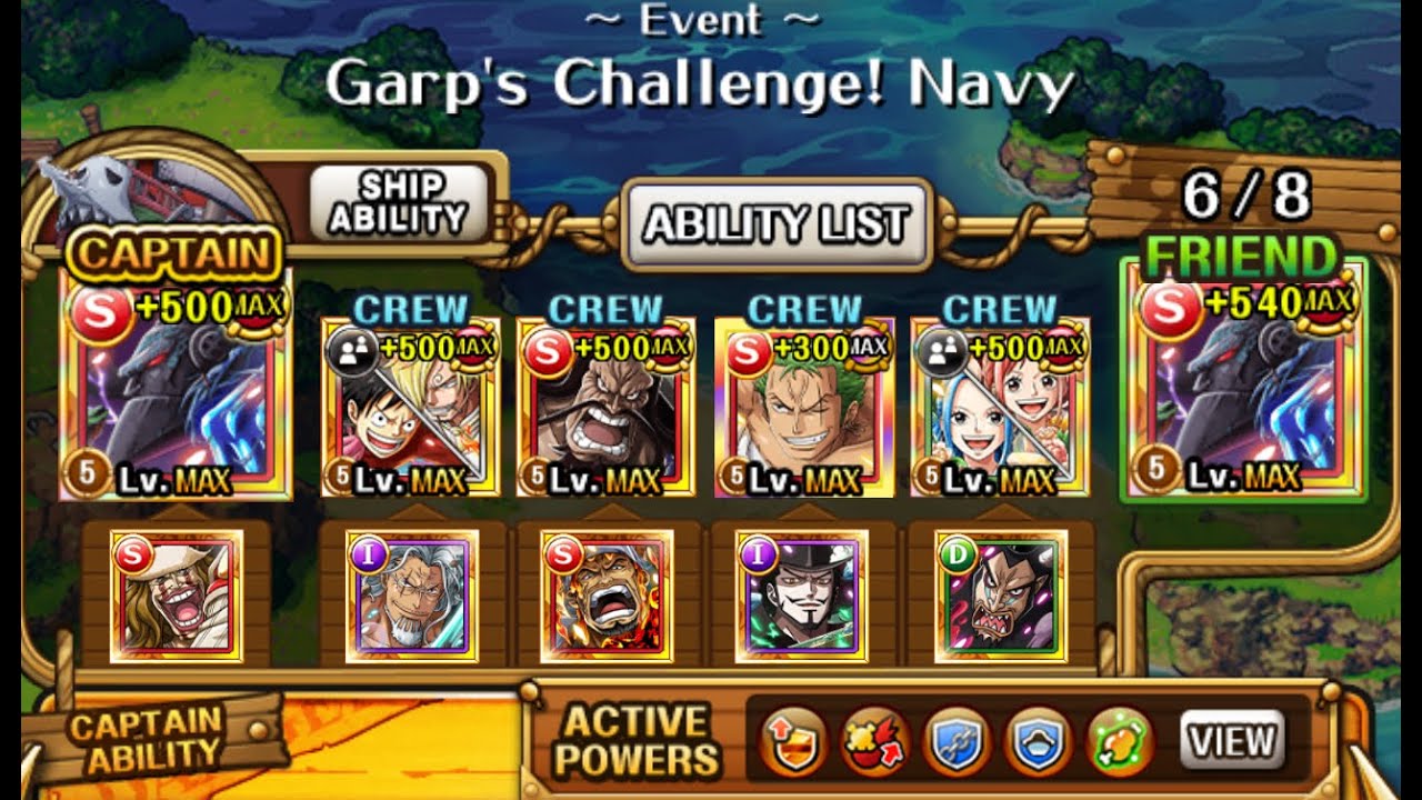 [OPTC] bullet vs garp challenge navy str - YouTube