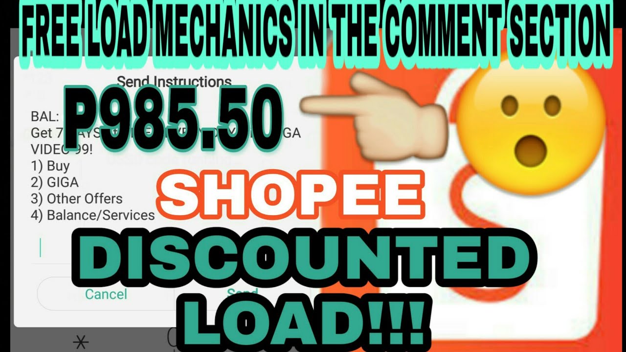 SHOPEE LOAD HACK + FREE LOAD!!! - YouTube