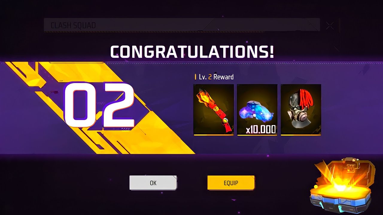 Level 2 Rewards🔥😱2022 free diamond👉💎free Gun skins🎁👊The best level free ...