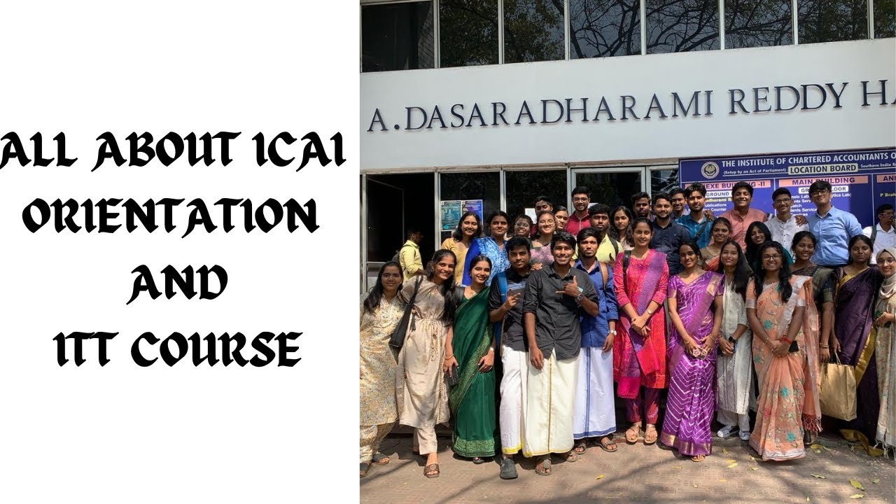 "MY OVERALL EXPERIENCE OF ICAI ORIENTATION AND ITT COURSE" ️ ICAI-SIRC ...