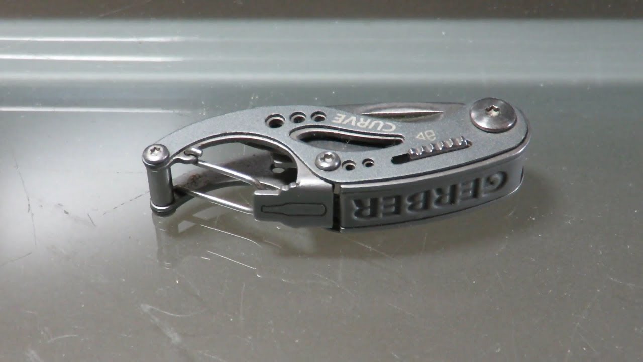 GERBER CURVE : Unique Keychain Multi-Tool with Tool Locking ! - YouTube