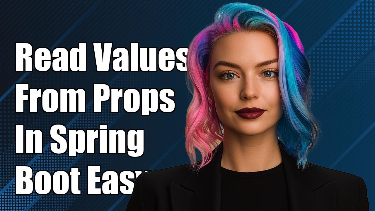 How to Read Values from application.properties in Spring Boot - YouTube