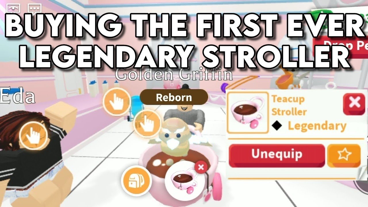 Buying the First Ever *LEGENDARY* Stroller in Adopt Me! (Roblox) - YouTube