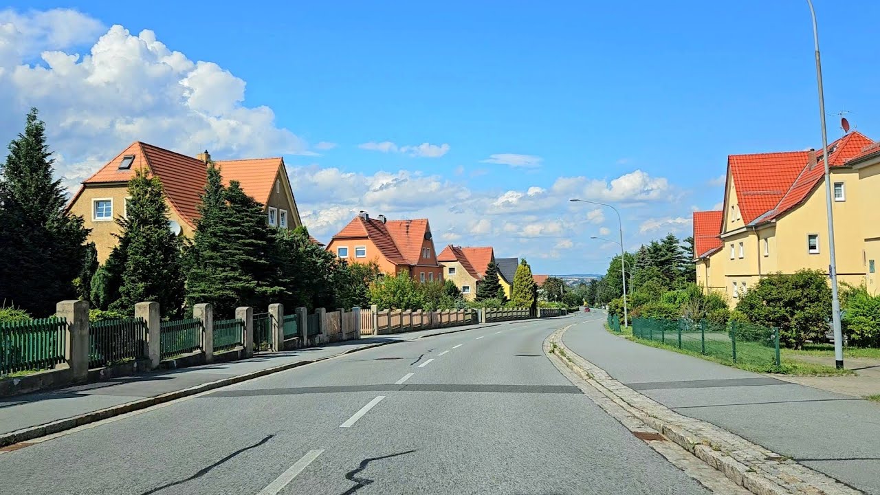 Driving in Germany 🇩🇪 ( OLBERSDORF ) One Of The Most Beautiful Village ...
