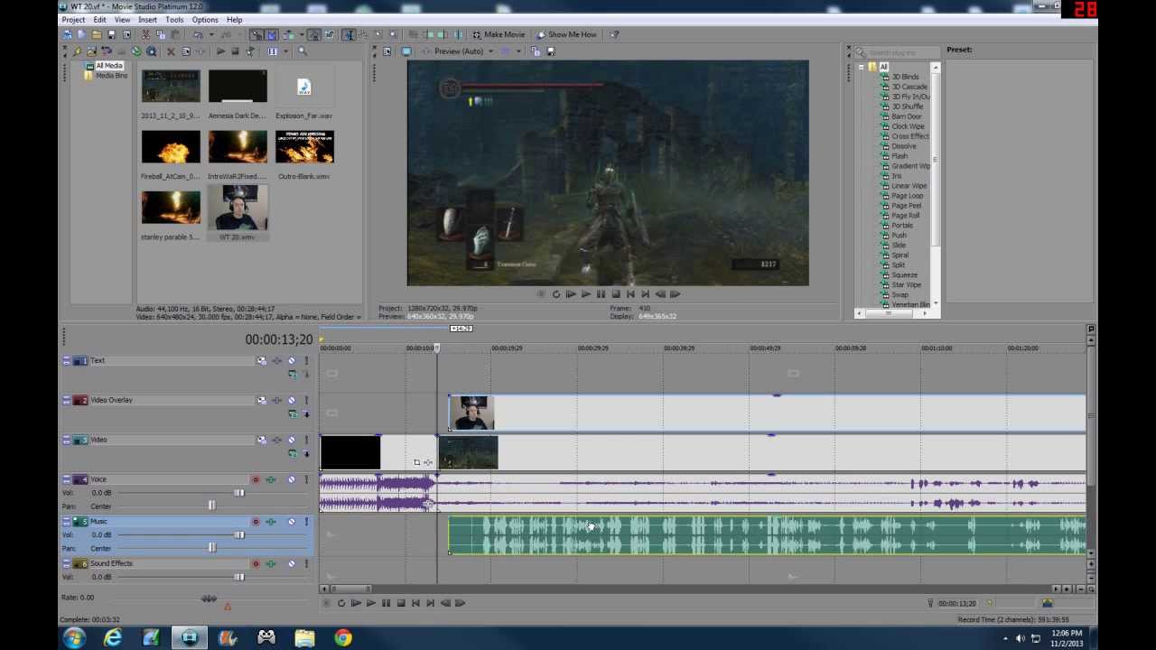 How I make Game Videos with Sony Movie Studio 12 - YouTube
