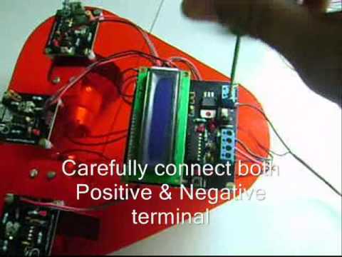 wall follower robotic kit - YouTube