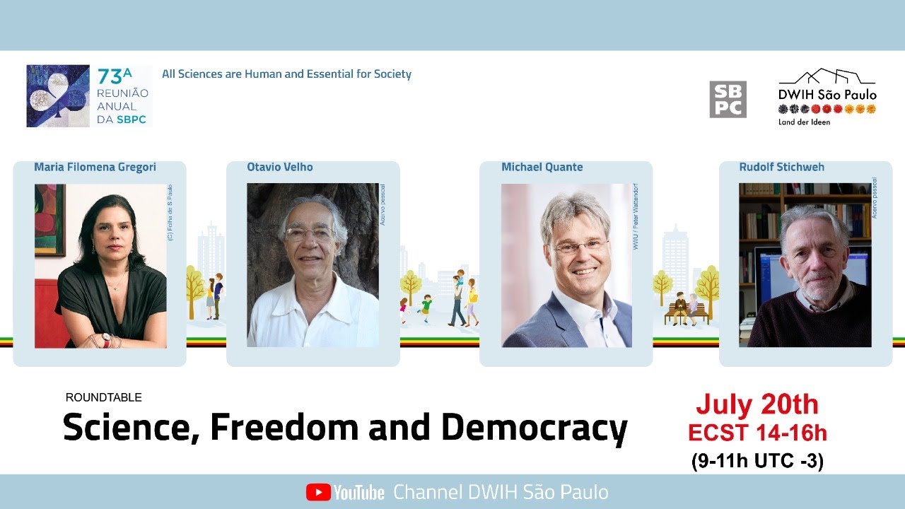 Round Table "Science, Freedom and Democracy" @ SBPC's 73rd Annual ...