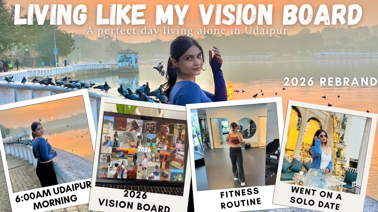 Living Like My Vision Board | 5AM Morning Routine, Sunrise Run, Gym ...