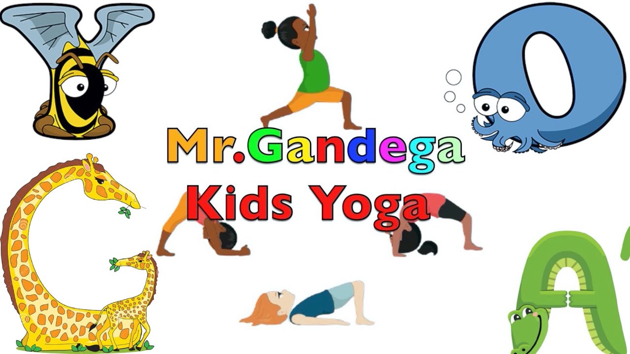 ABC Yoga for Kids | human anagrams lesson | PE at home - YouTube